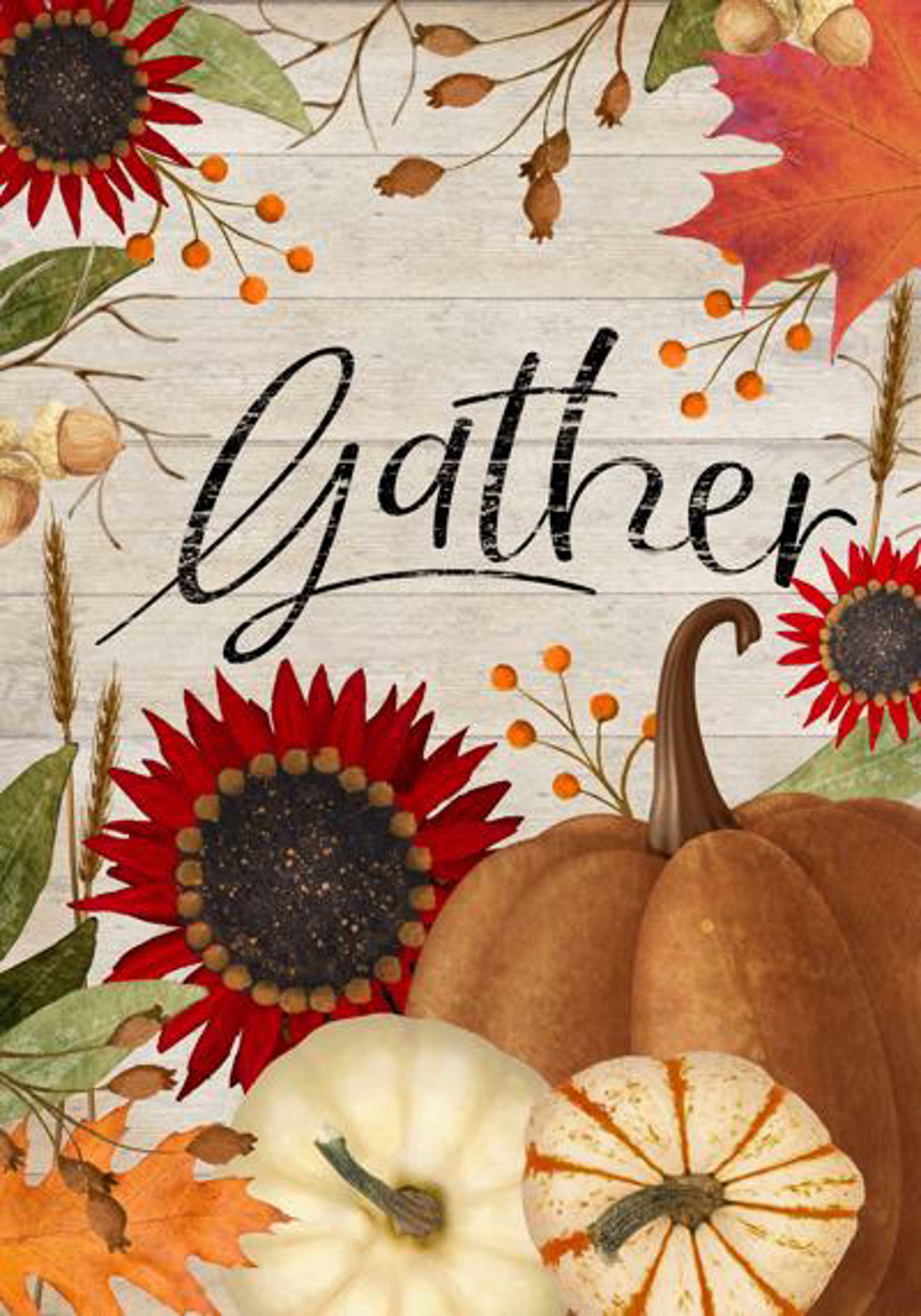 BA1836 Gather Fall Goods Block - JanMichaels Art and Home