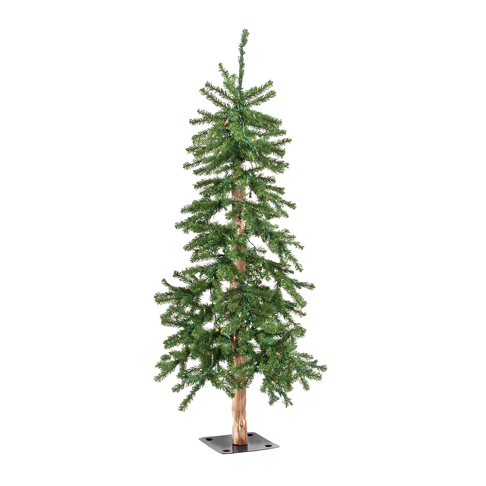 Pre-Lit Alpine Tree, 5ft SALE FINAL - JanMichaels Art and Home