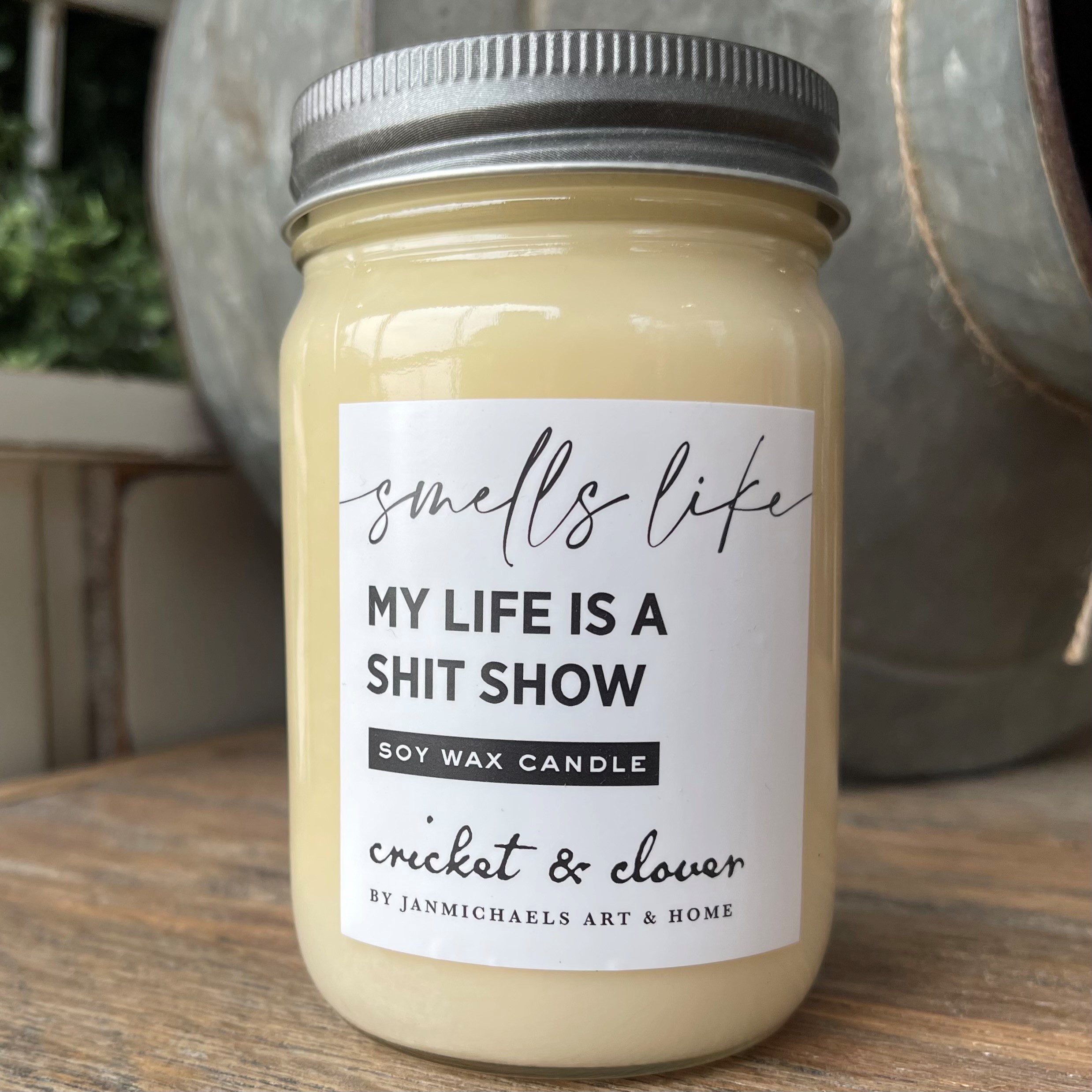 Shit Show Soy Mason Jar Candle - JanMichaels Art and Home