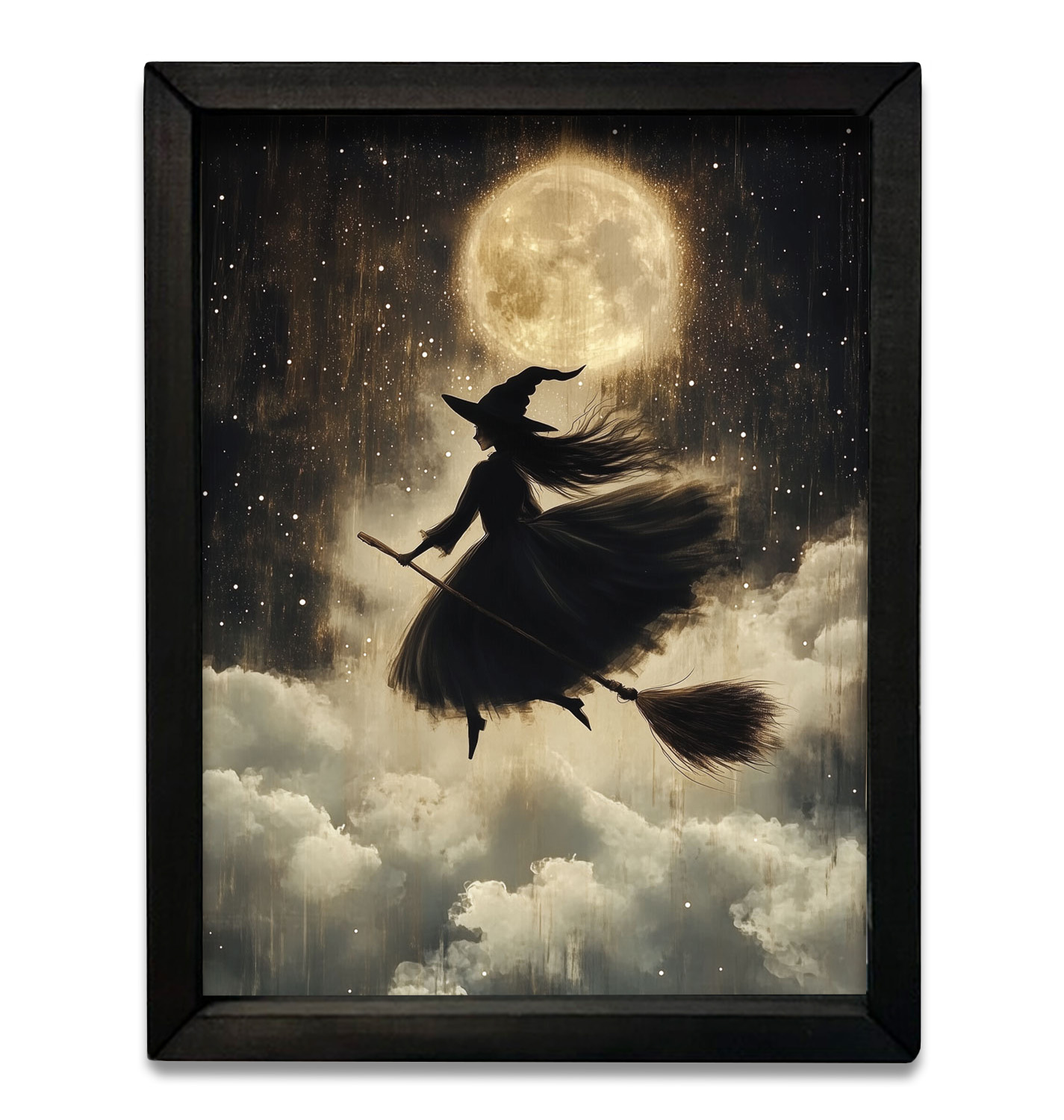 HMK134 Halloween Witch Box Frame - JanMichaels Art and Home
