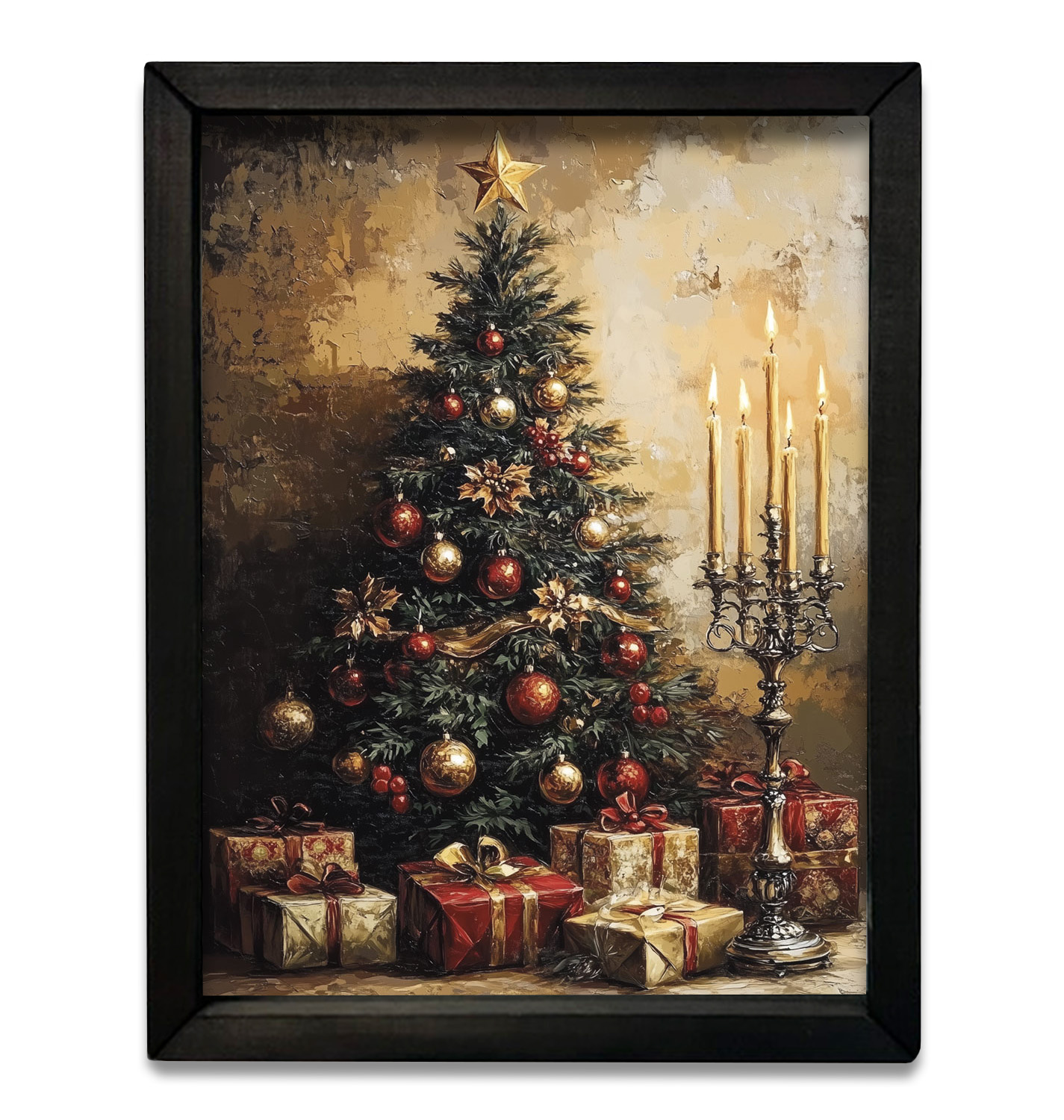 HMK1050 Christmas Scene Box Frame