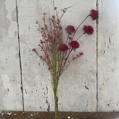 24in Ruby Wildflower Spray - JanMichaels Art and Home