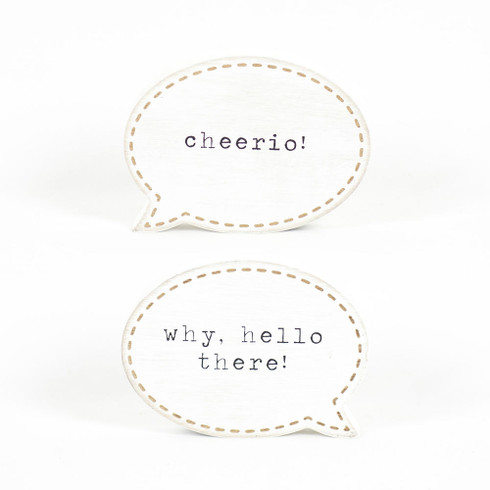 Hello There Cheerio Sign - JanMichaels Art and Home