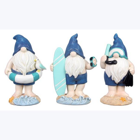 Resin Nautical Swimming Gnome 3 Asst Styles (EACH) - JanMichaels Art ...