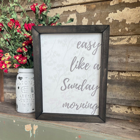 FBBHMK009 Sunday Morning Box Frame - JanMichaels Art and Home