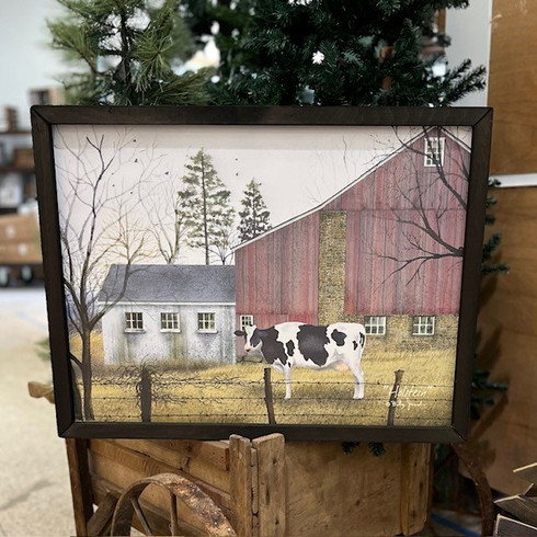 BJ141 Holstein Box Frame - JanMichaels Art and Home