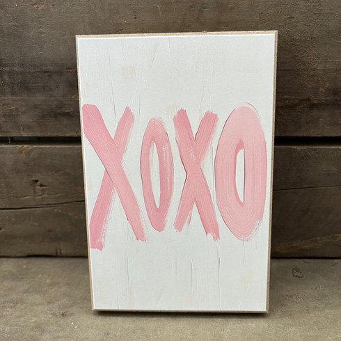 HMK405B XOXO Block - JanMichaels Art and Home
