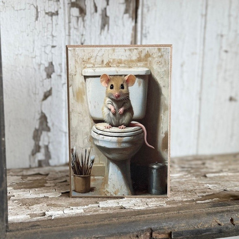 HMK824B Mouse Potty Block