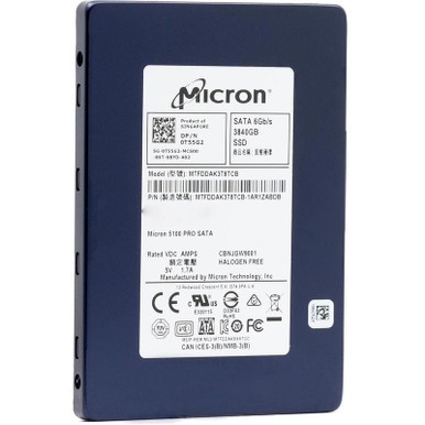 Micron 5100 PRO 3.84TB SATA SSD MTFDDAK3T8TCB
