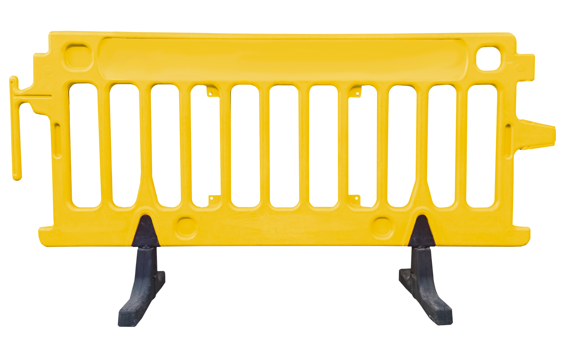 Plastic Crowd Control Barricade | Yellow CrowdPro Barrier