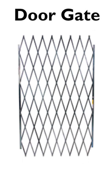 Steel Barricade Swing Gate Small | Black Finish