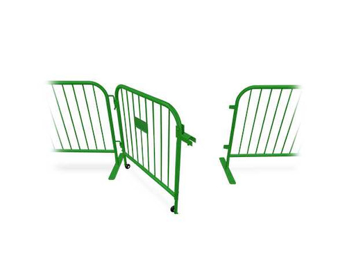 Steel Barricade Swing Gate Small | Green Finish