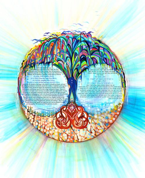 Tree Of Life~Sparkling Dawn - Yussel's Place Jewish Gifts and Judaica