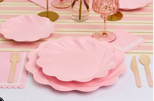 Disposable Table Setting (Service For 8) - Baby Naming-Girl - Yussel's ...