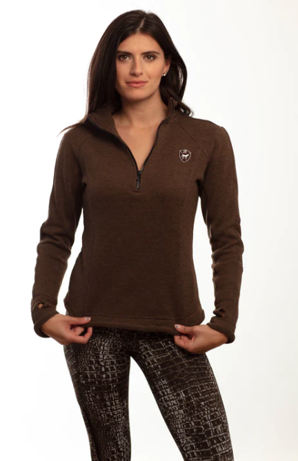 Goode Rider Ladies Chill Out Fleece - Chocolate