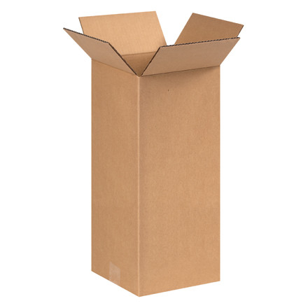 8" x 8" x 17" Tall Corrugated Boxes - ECT-32 | PackagingPrice.com