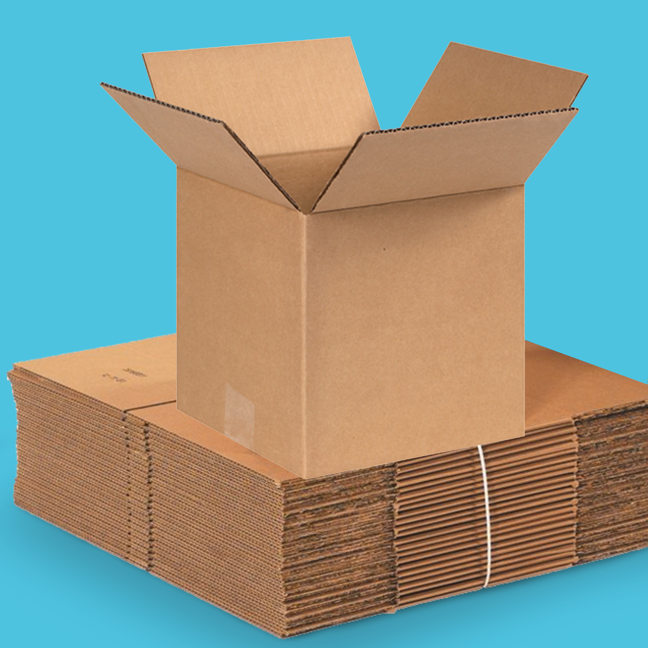 8"L x 8"W x 8"H Corrugated Moving Boxes & Shipping Boxes