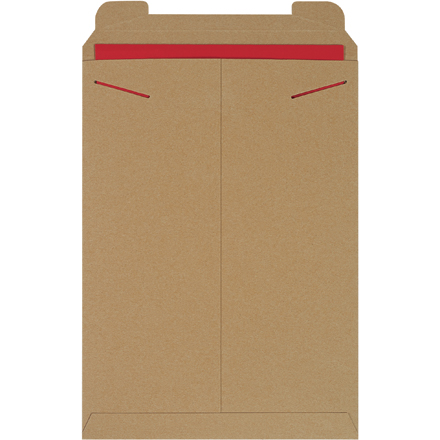 13 x 18" Kraft Stayflats Mailers (100-Pack) | Rigid & Secure StayFlat ...
