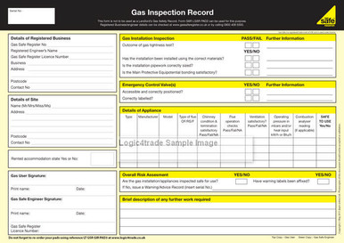 Gas Inspection Record