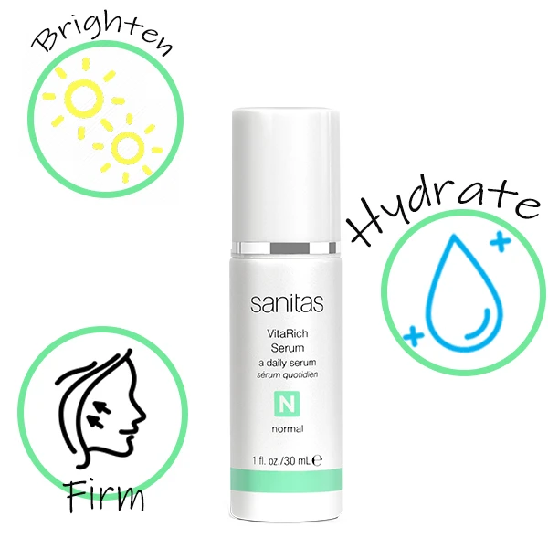 Sanitas VitaRich Serum | Antioxidant + Vitamin C + Squalane Oil