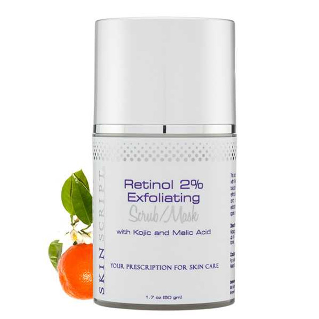 Skin Script Glycolic and Retinol Pads - 50 pads | Skin-Beauty.com