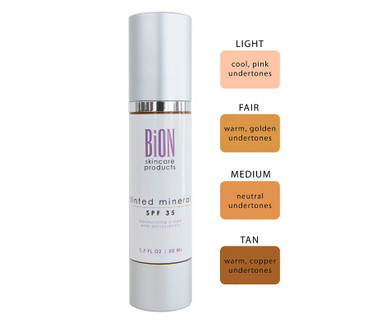 BiON Tinted Mineral SPF 35 Medium | Skin-Beauty.com