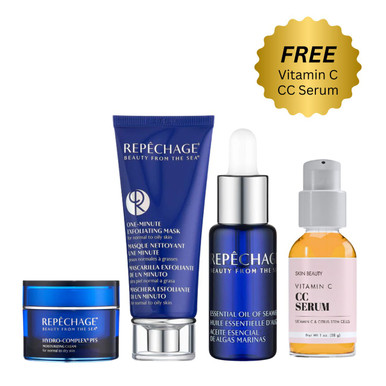 Repechage Skincare Bundle Kits | Free Skin Beauty Vitamin C CC Serum