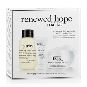 Philosophy Renewed Hope Trial Kit - 3 pcs ® on Sale at $42.3 - Free ...