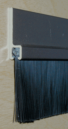 2-1/4" Tall Brush Door Sweep