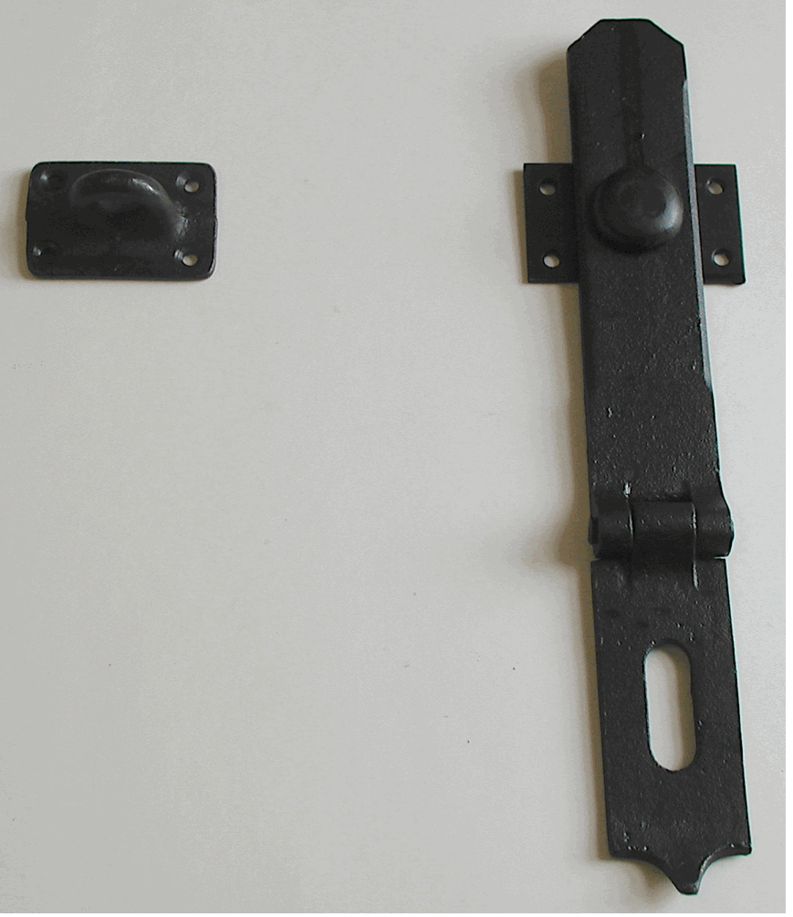12" Locking Bar Hasp