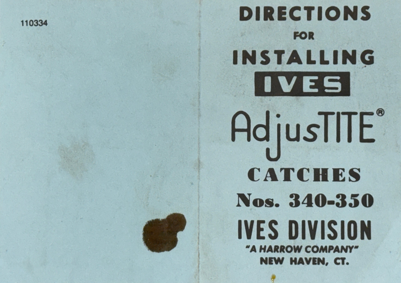 Large Adjustable Catch