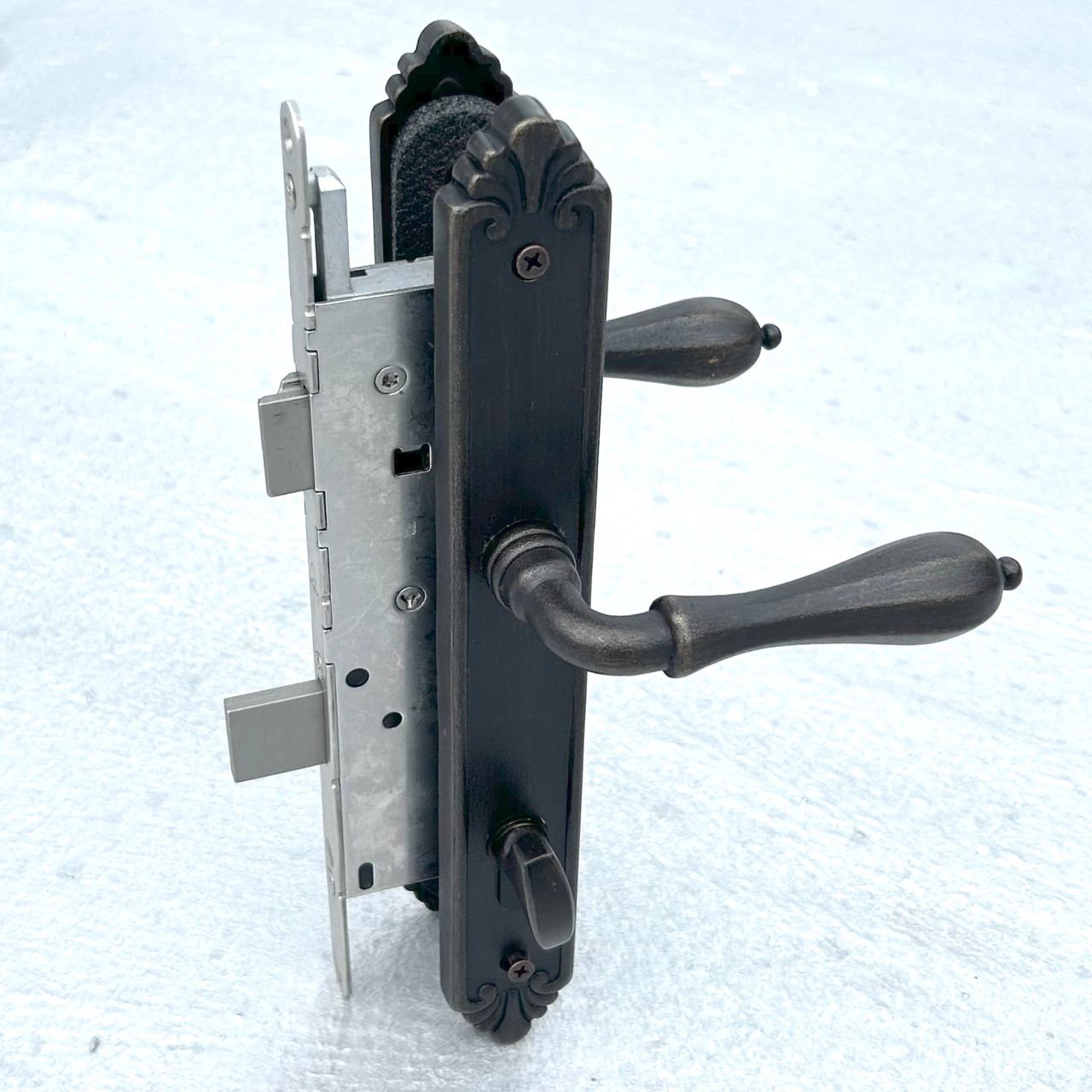 Customizable Brass Concord Narrow Backset Mortise Lock