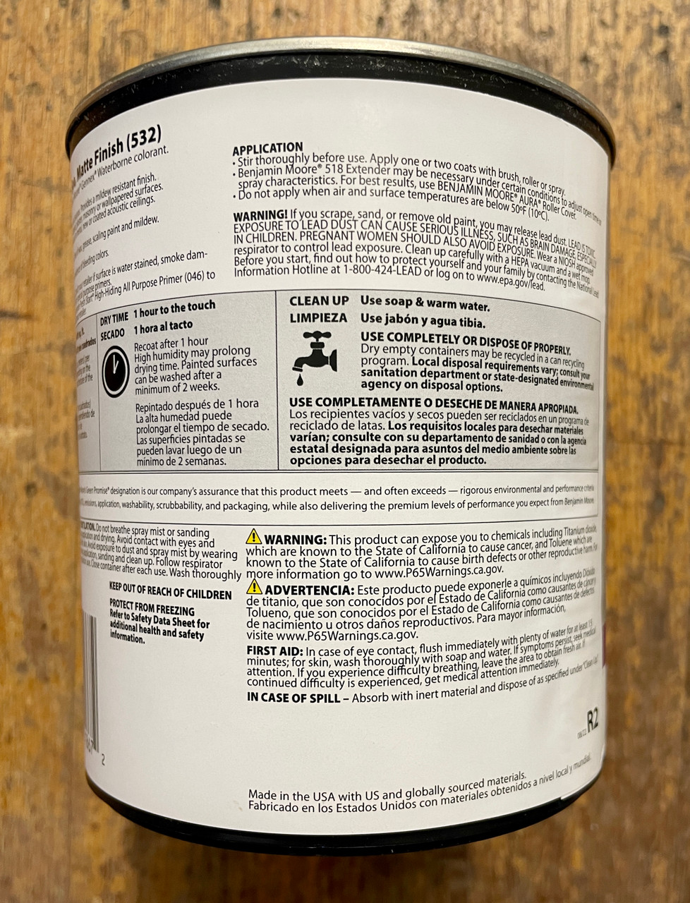 Benjamin Moore Aura® Matte Interior Paint Gallon