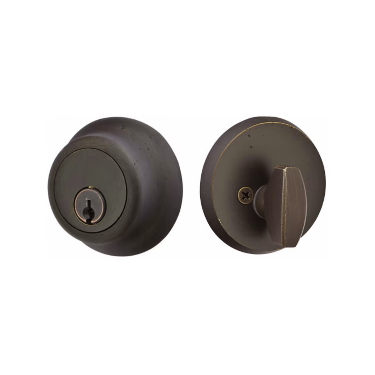 Customizable Regular Sandcast Bronze Deadbolt With Choice Backset