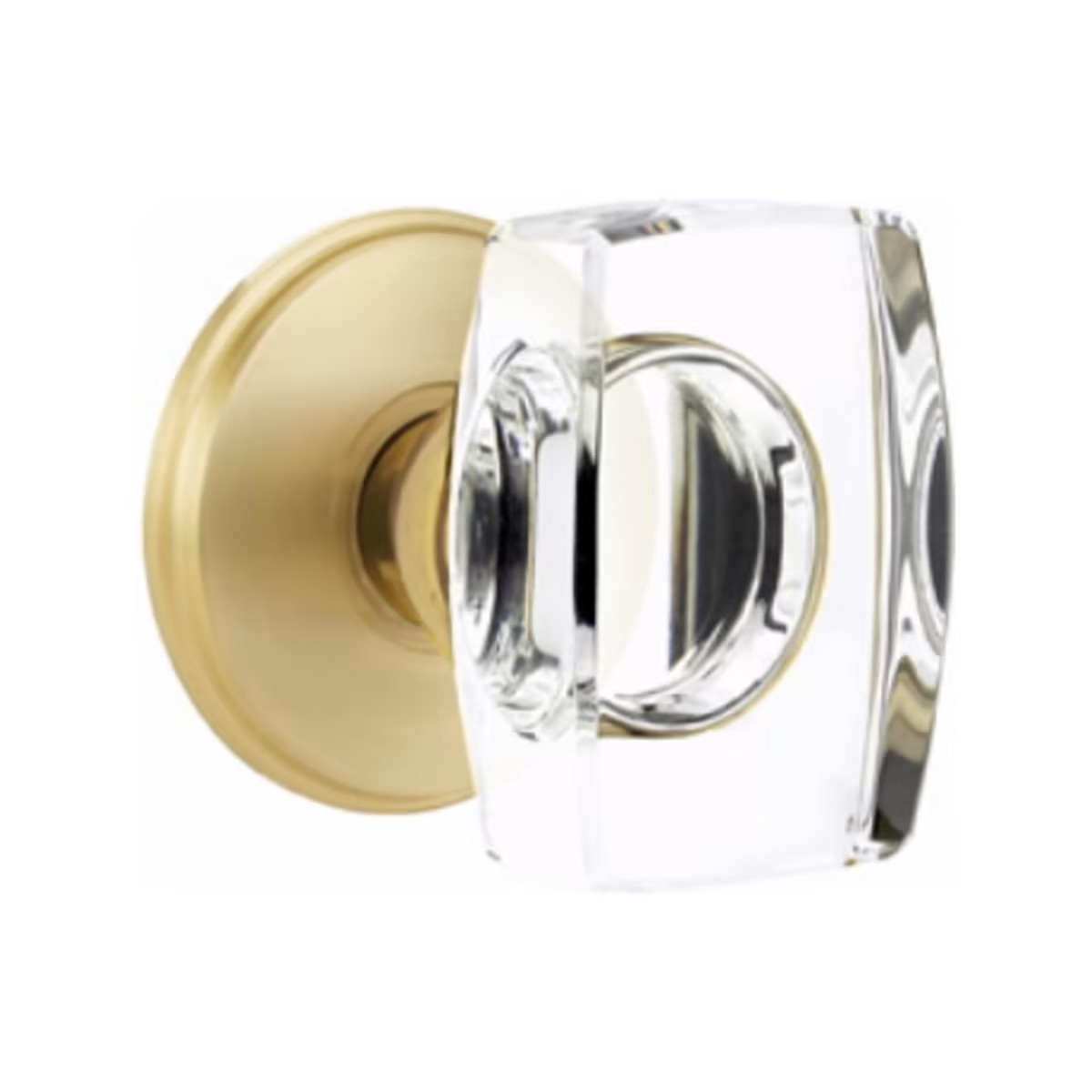 Customizable Emtek Windsor Glass Knob With Choice Backset