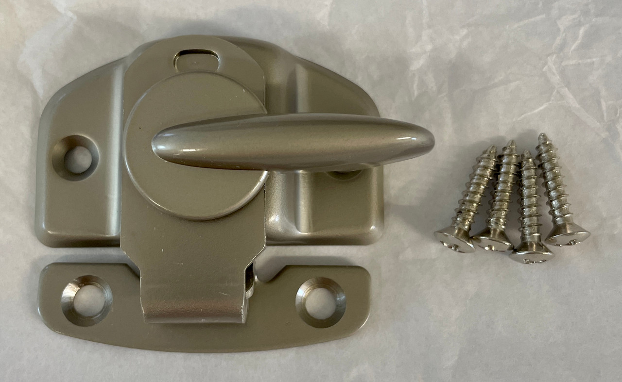 Satin Nickel Finished Steel Draw Tight Sash Lock