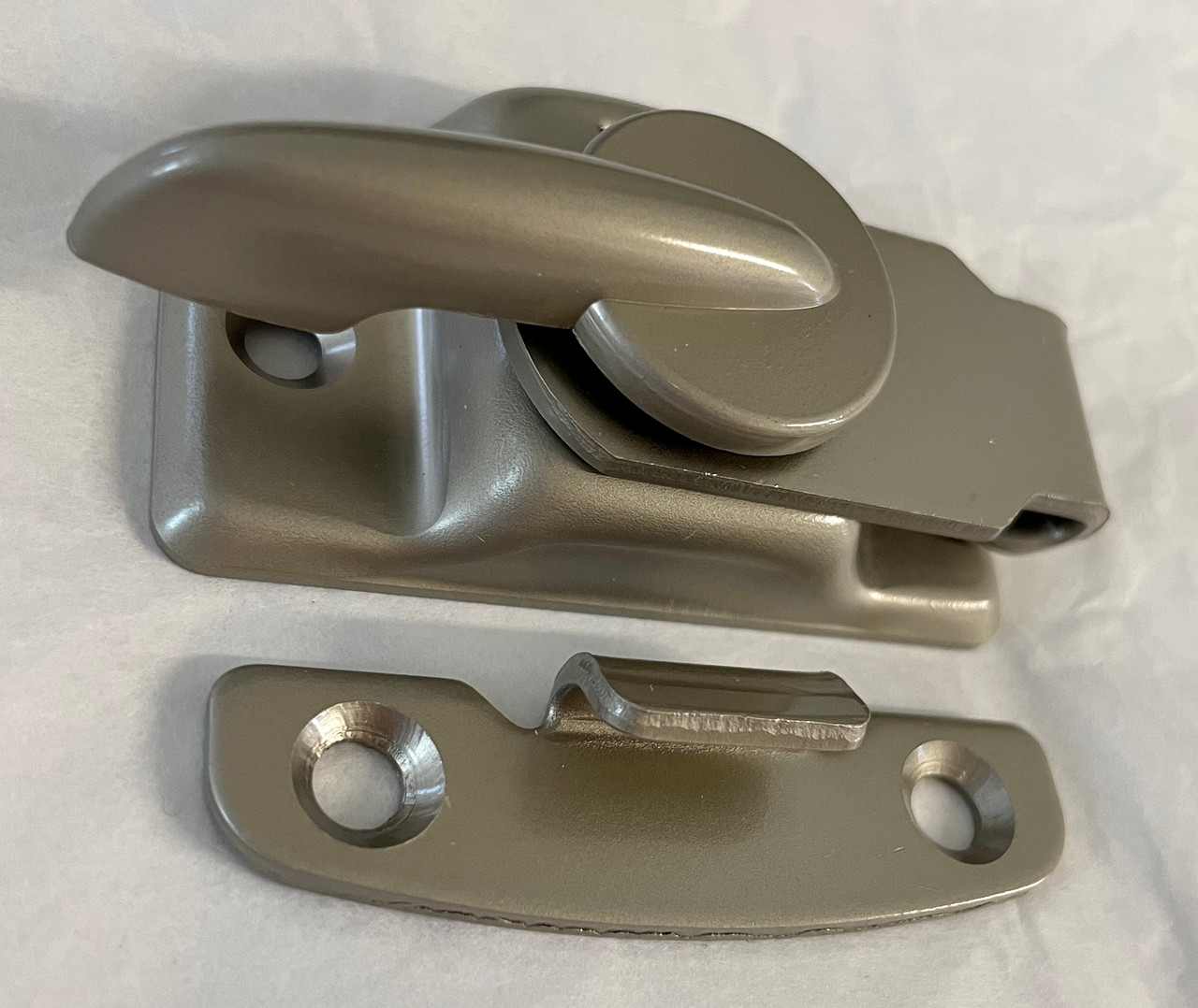 Satin Nickel Finished Steel Draw Tight Sash Lock