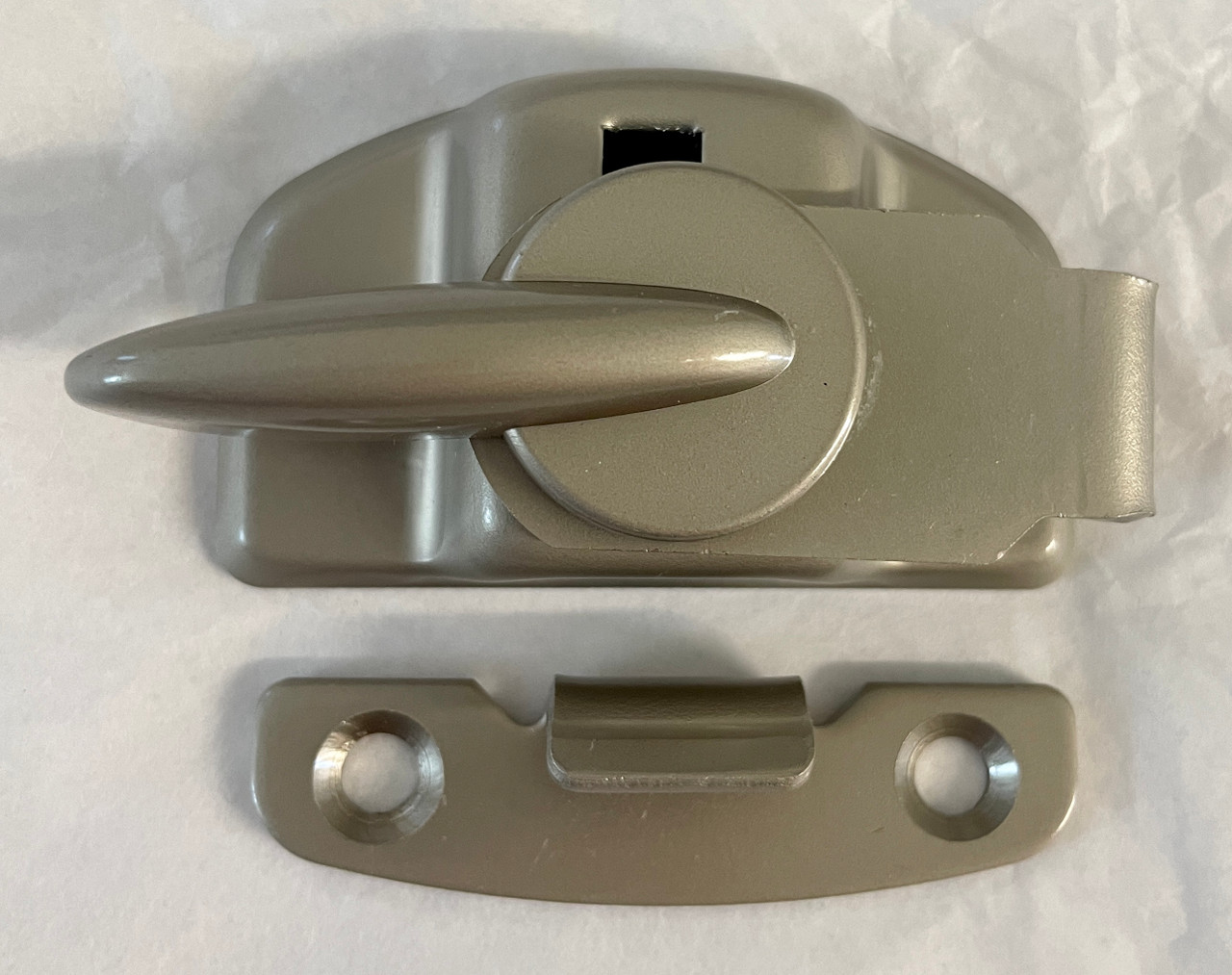 Satin Nickel Finished Steel Draw Tight Sash Lock