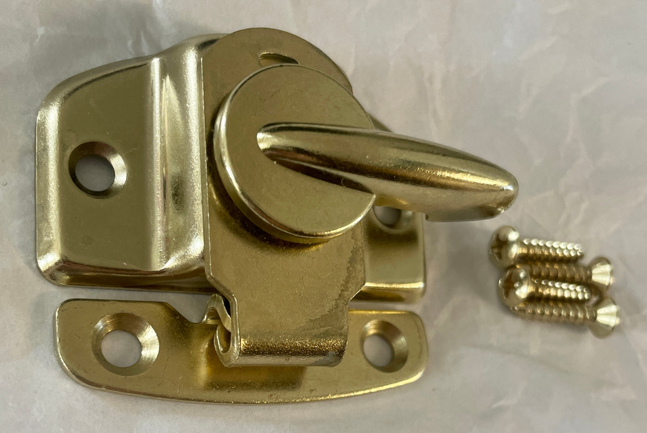 Bright Brass Finished Steel Draw Tight Sash Lock