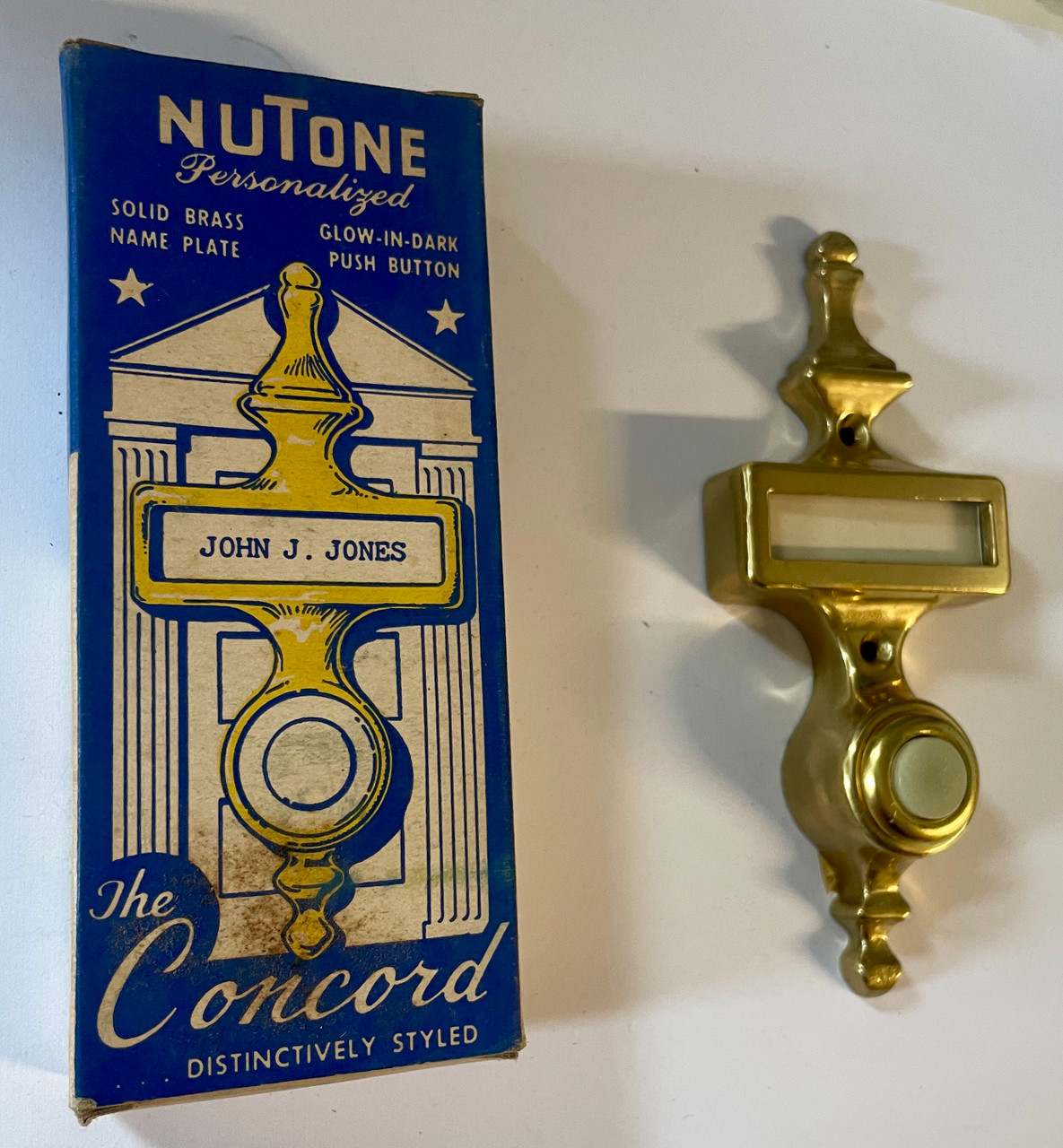 NuTone PB5 Personalized Push Button Door Bell - Kilian Hardware