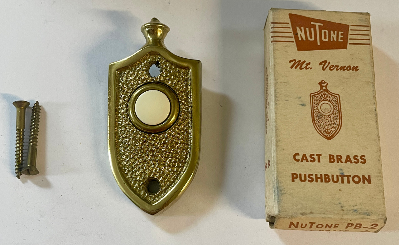 NuTone PB-2 Mt. Vernon Push Button Door Bell - Kilian Hardware