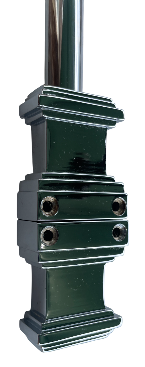 Early 20th Century Cremone Bolt in Polished Chrome