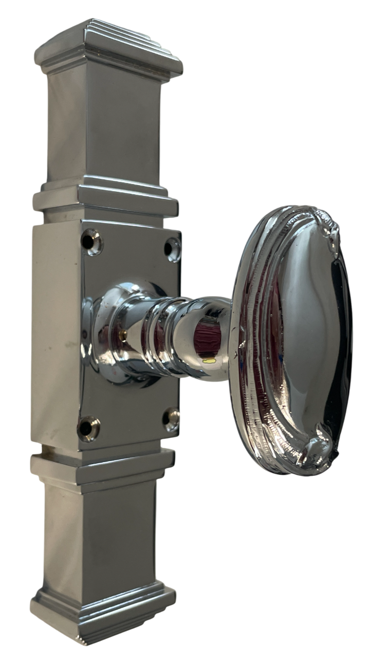 Early 20th Century Cremone Bolt in Polished Chrome