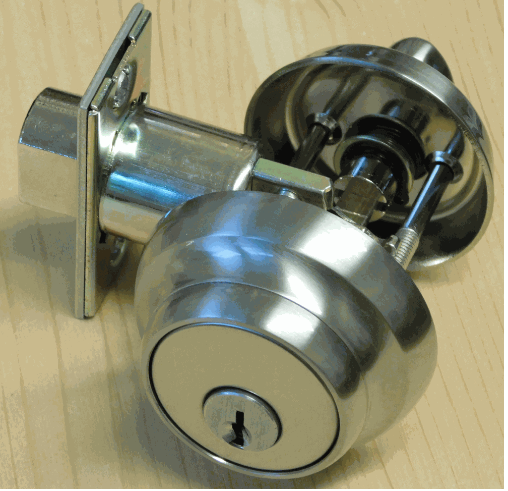 Traditional Small Bore 1-3/4" Backset Deadbolt