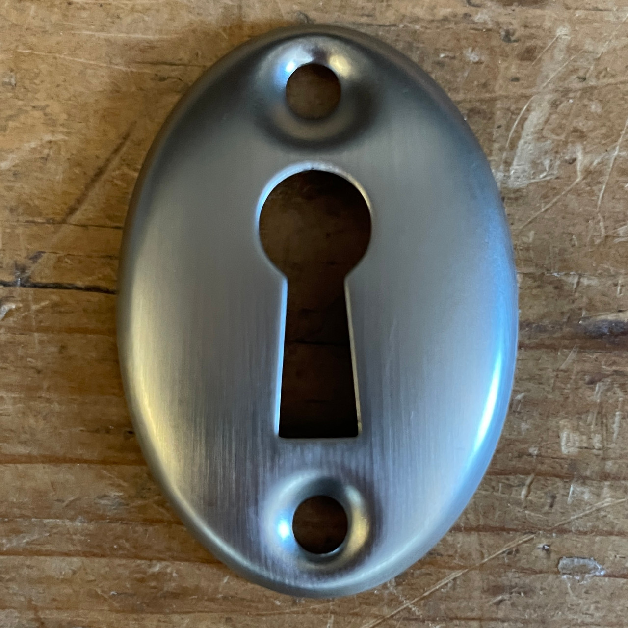 Oval Keyhole Escutcheon