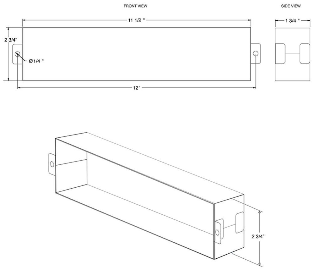 Deltana Stainless Steel Mail Slot Sleeve