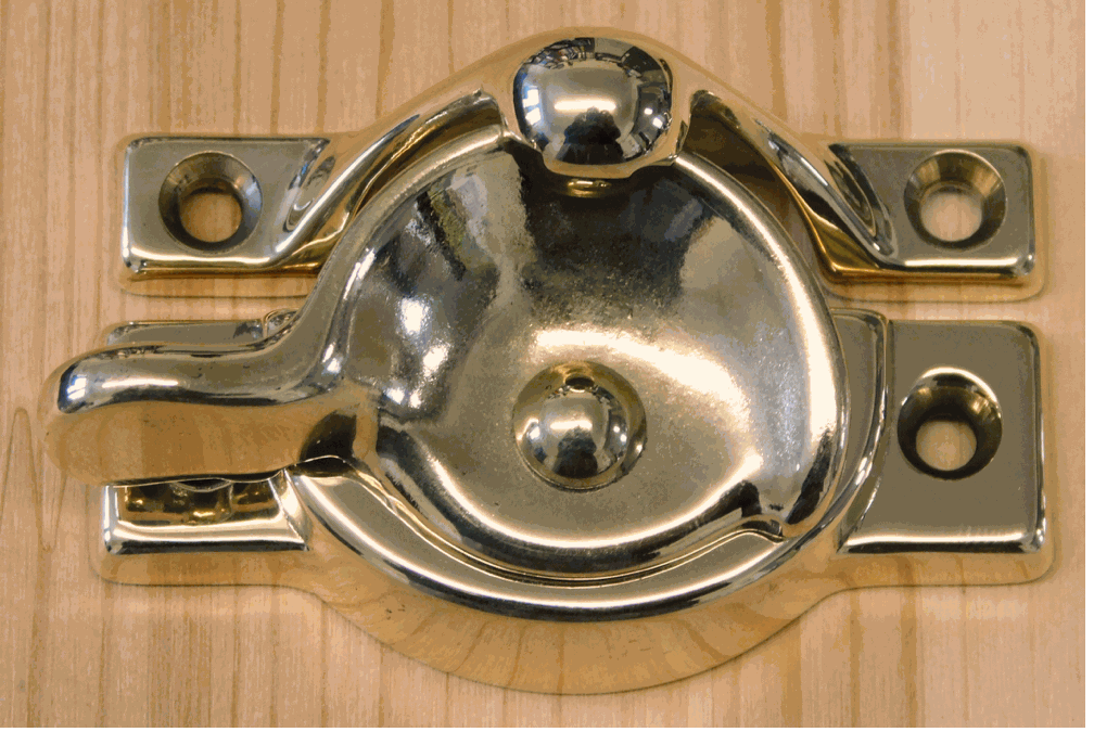 Traditional Square End Sash Lock with Narrow Keeper