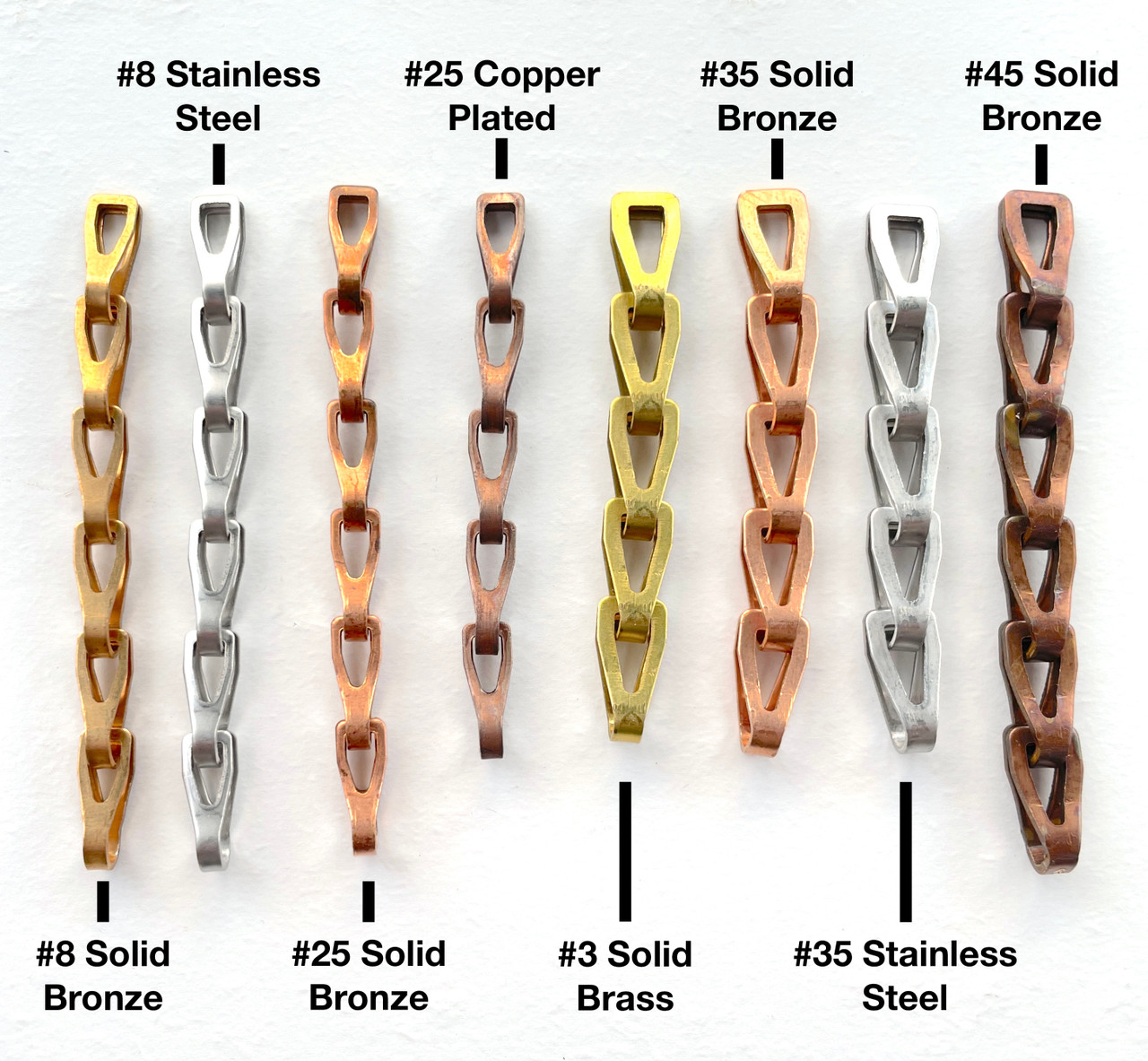 #8 Stainless Steel Sash Chain