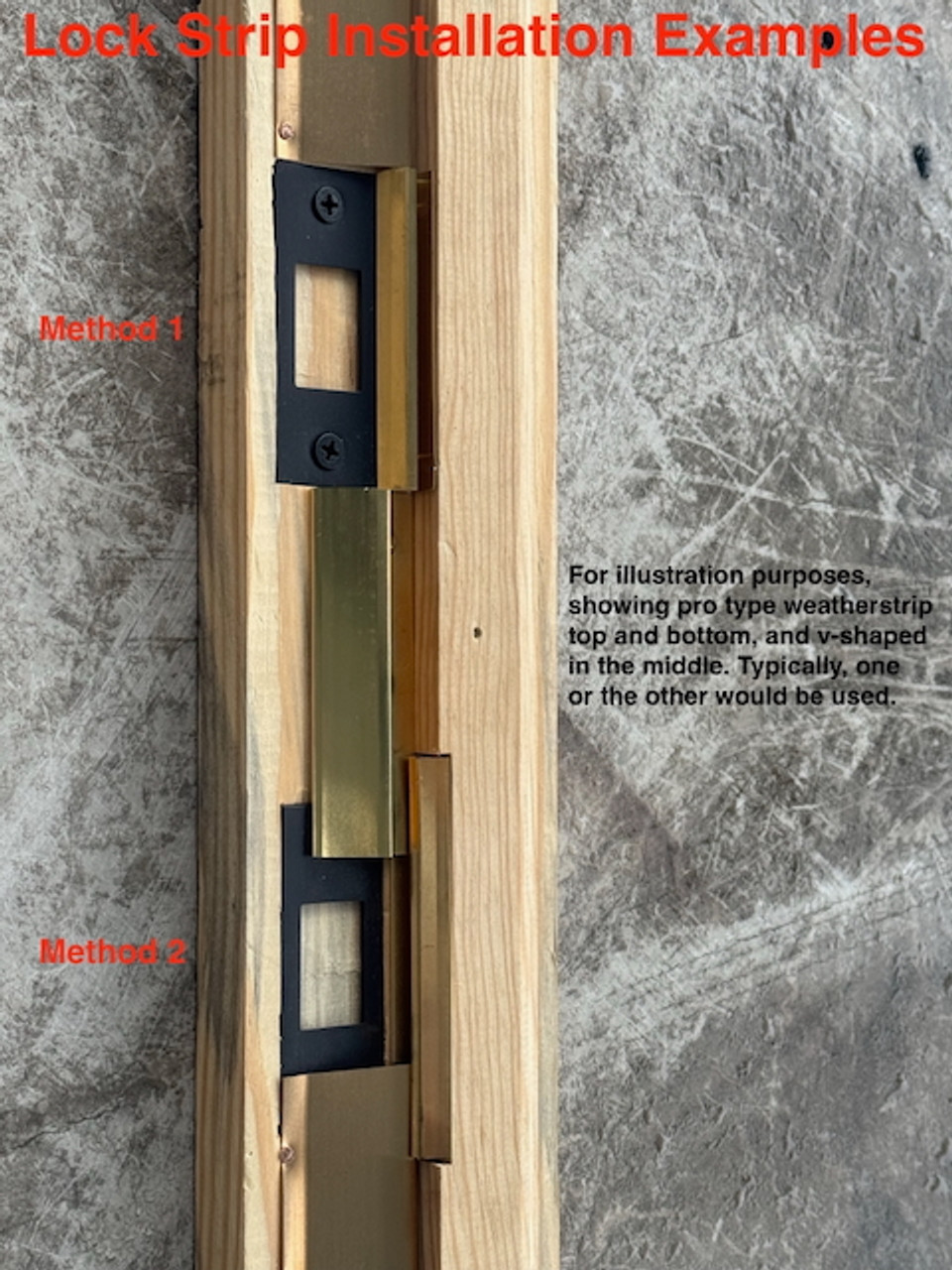 27B Spring Bronze & Lock Strip