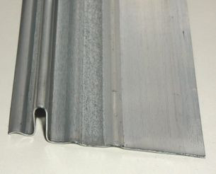 2" Wide Zinc Standard Jamb Weatherstrip for Interlocking Wood Windows